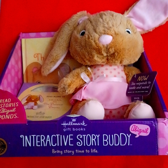 Hallmark | Toys | Sold Hallmarks Abigail Interactive Bunny With Book ...